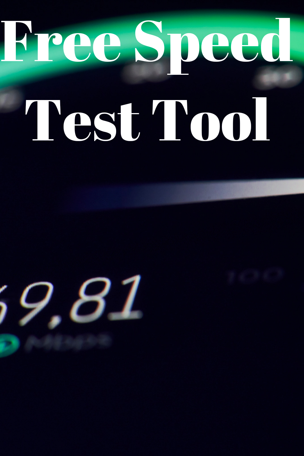 Free Speed Test Tool (100% free) - My WordPress